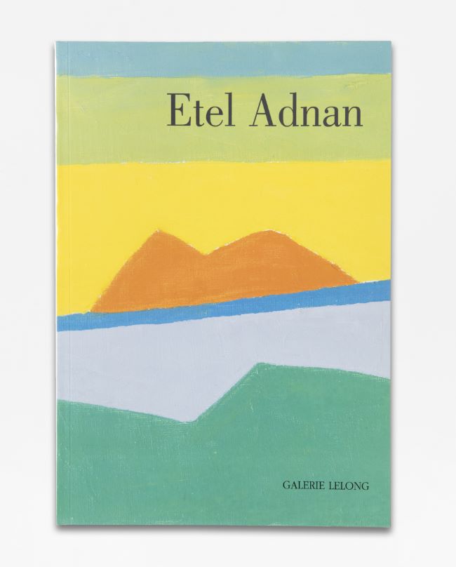 Etel Adnan - artiste - Galerie Lelong & Co.