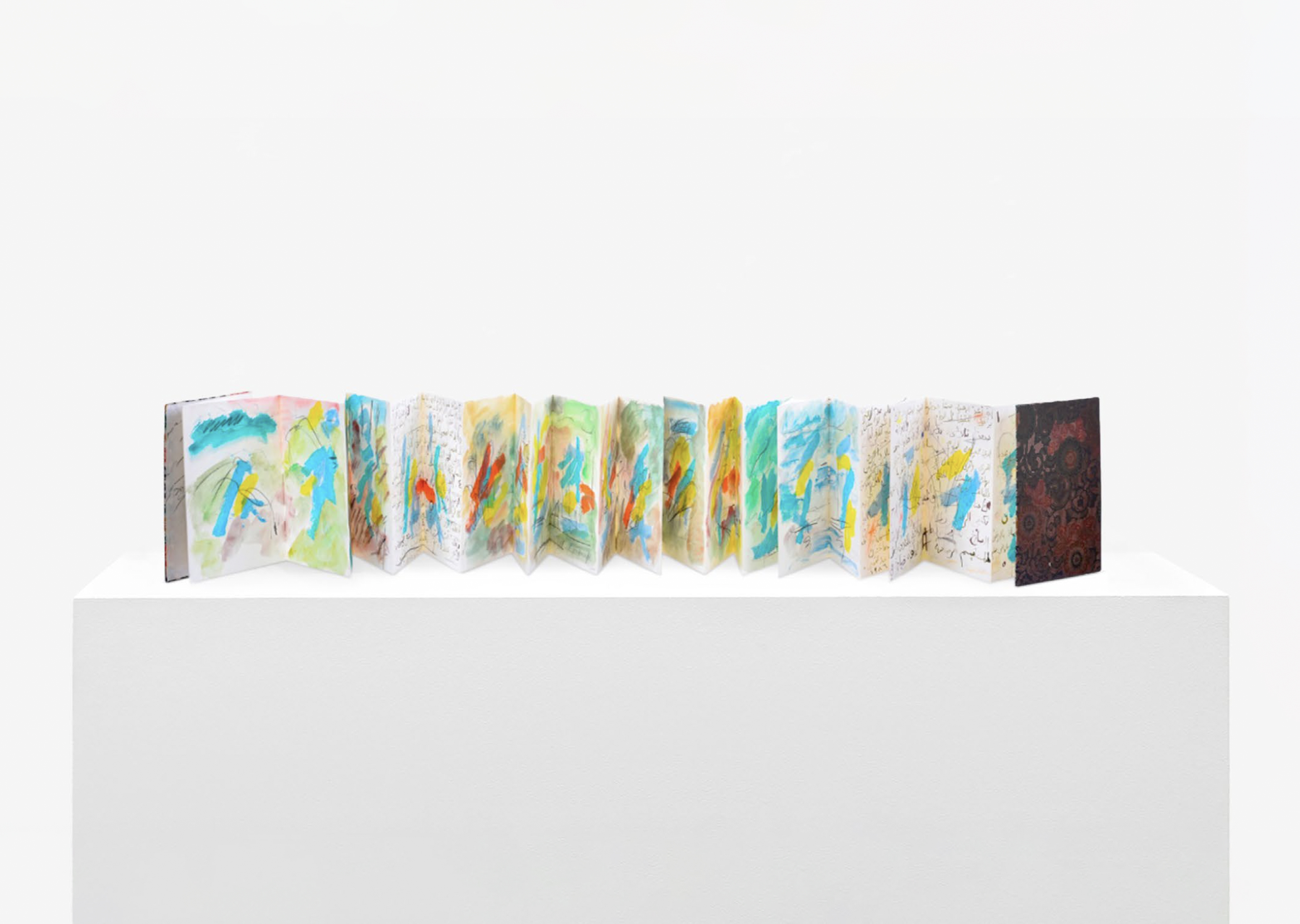 Khat wa Rasm (Line and hand-drawing) An artwork of Etel Adnan